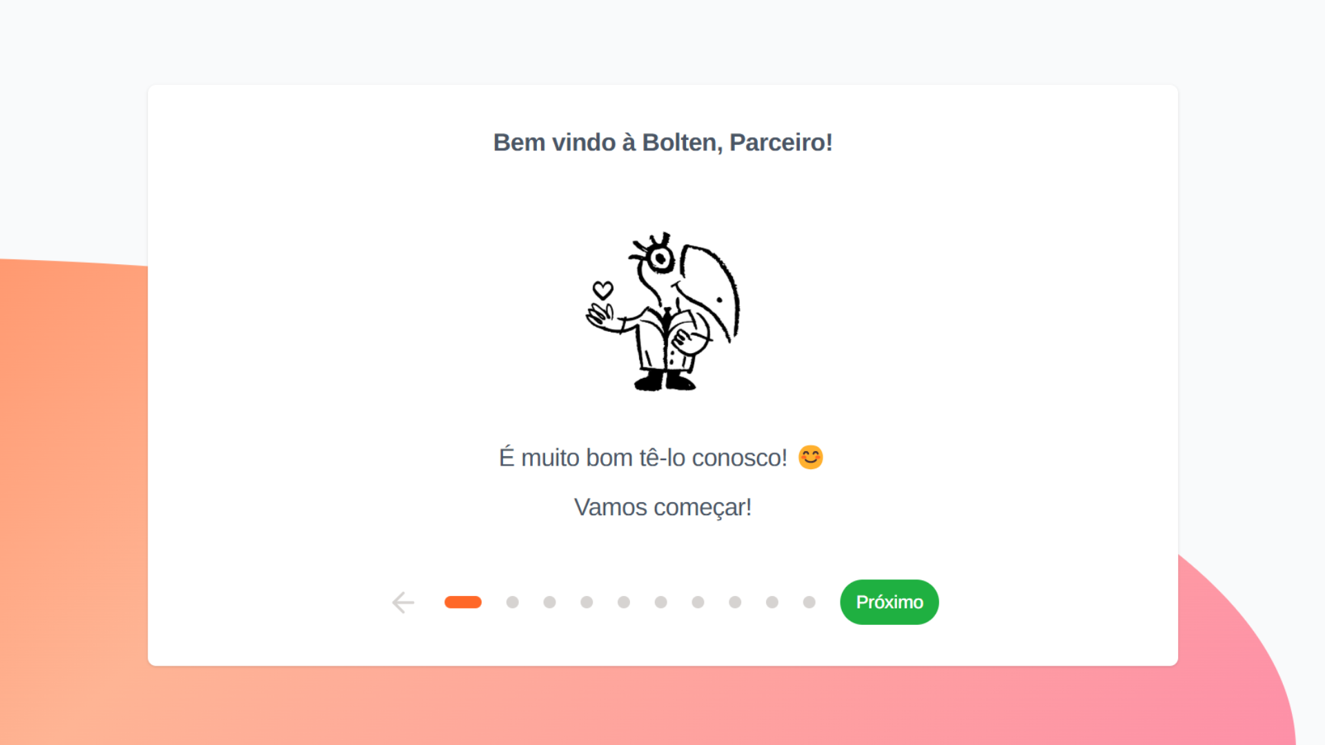 Como começar a usar a Bolten em 5 minutos